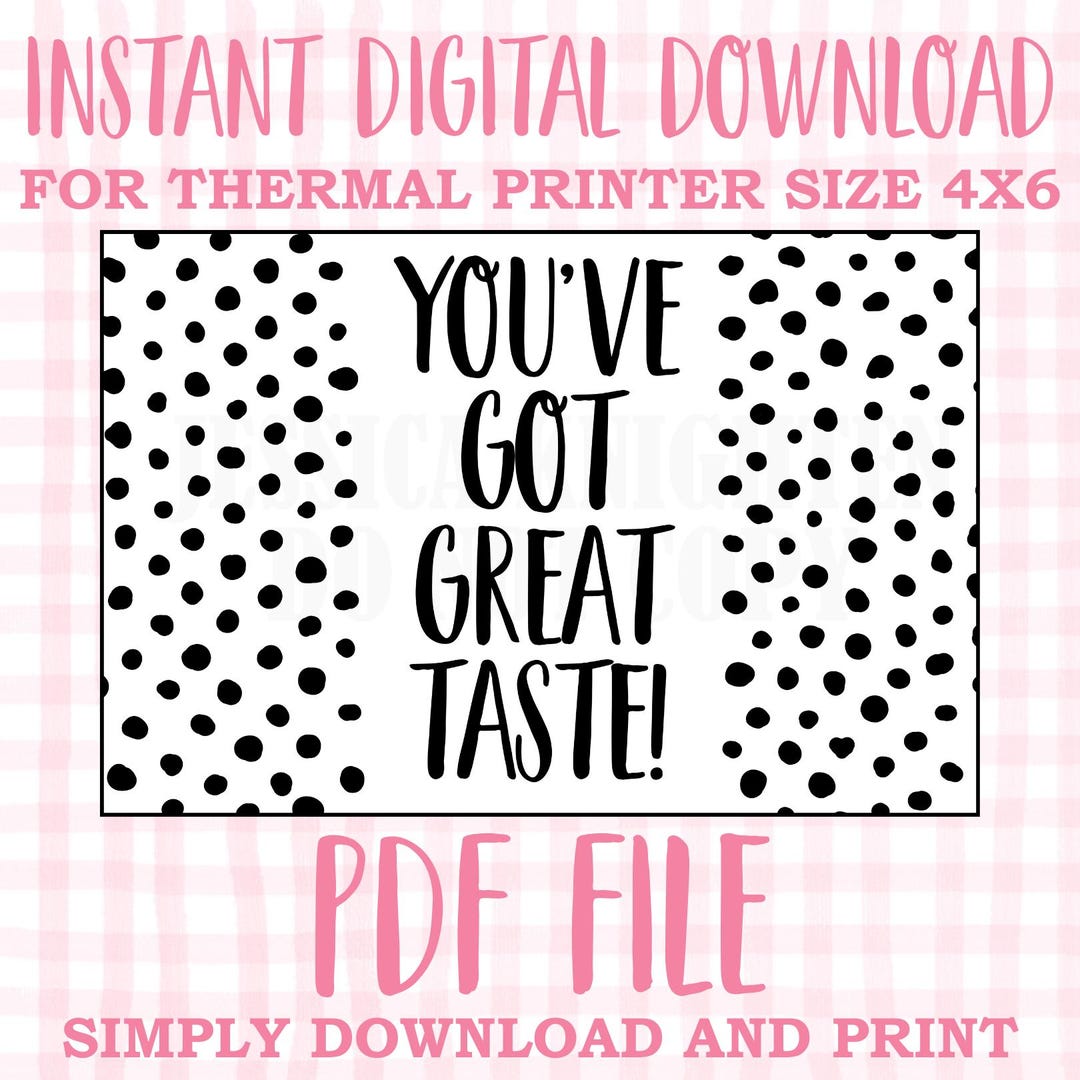 DIGITAL Thermal Printer Label for Small Businesses Preppy Sticker PDF ...