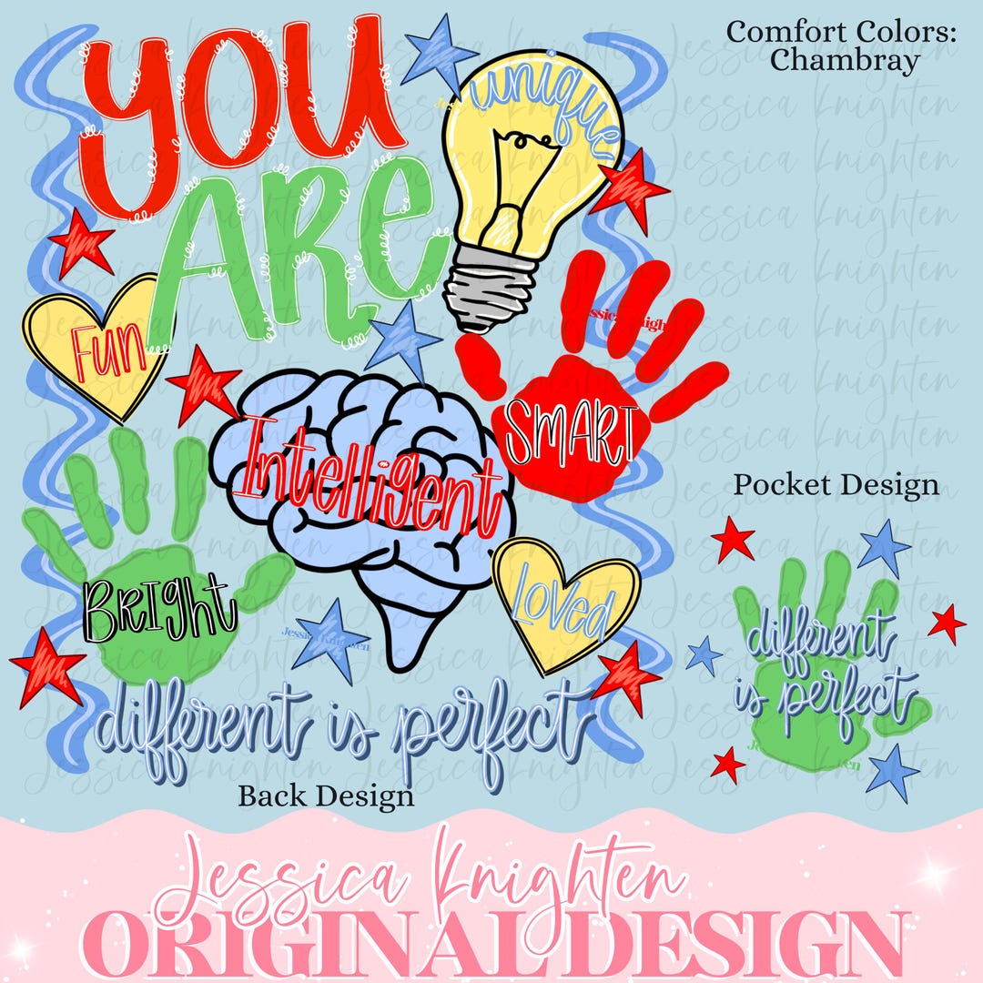 Autism Awareness Affirmations PNG Coquette Bow Trendy Preppy April ...