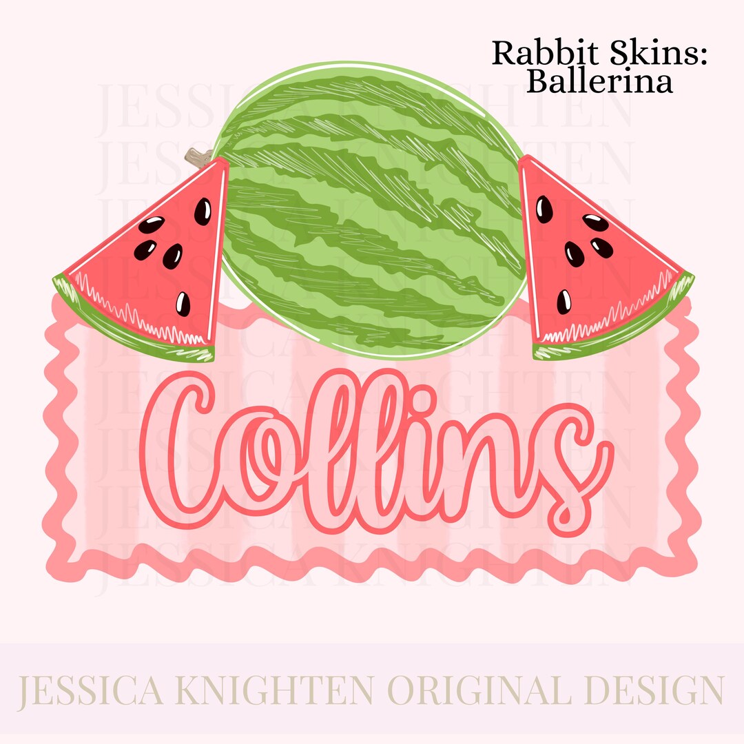 Name Block Watermelon PNG Digital Design Girly Trendy Files Kid Design ...