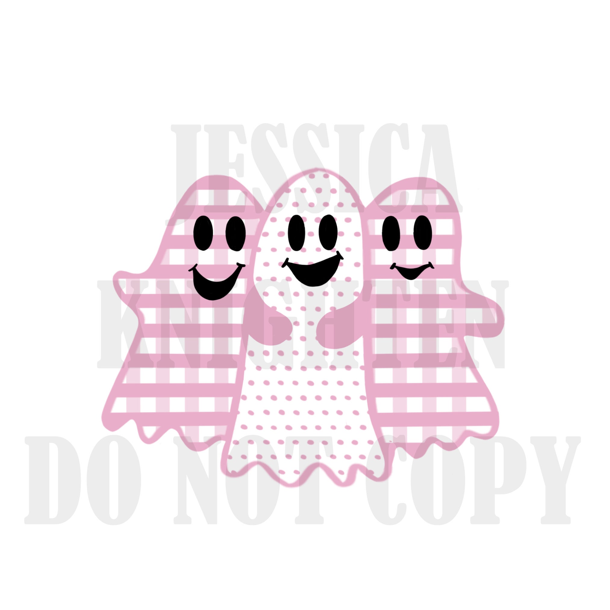 Preppy Grandmillenial Watercolor Hand Drawn Fall and Halloween Design ...