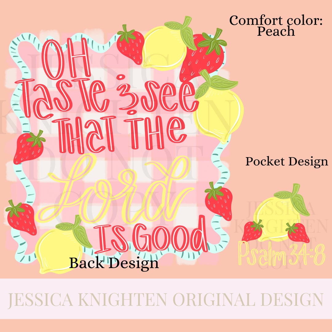 Everyday Taste and See PNG Digital Design Girly Swirly Trendy Pocket ...