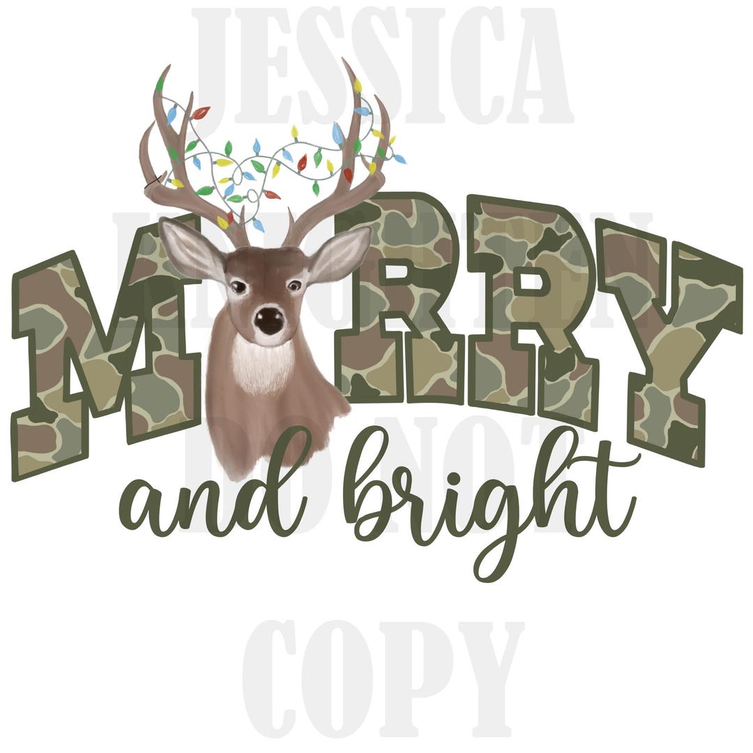 Camo Deer Bow Outdoors Country Hunting Holiday Girly Lights Preppy ...