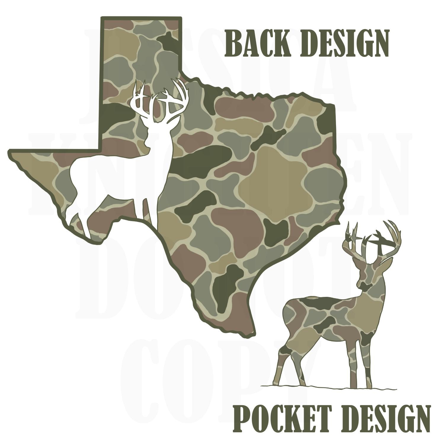 Men and Women Everyday Hunting PNG Digital Design Camo Camoflauge Deer ...