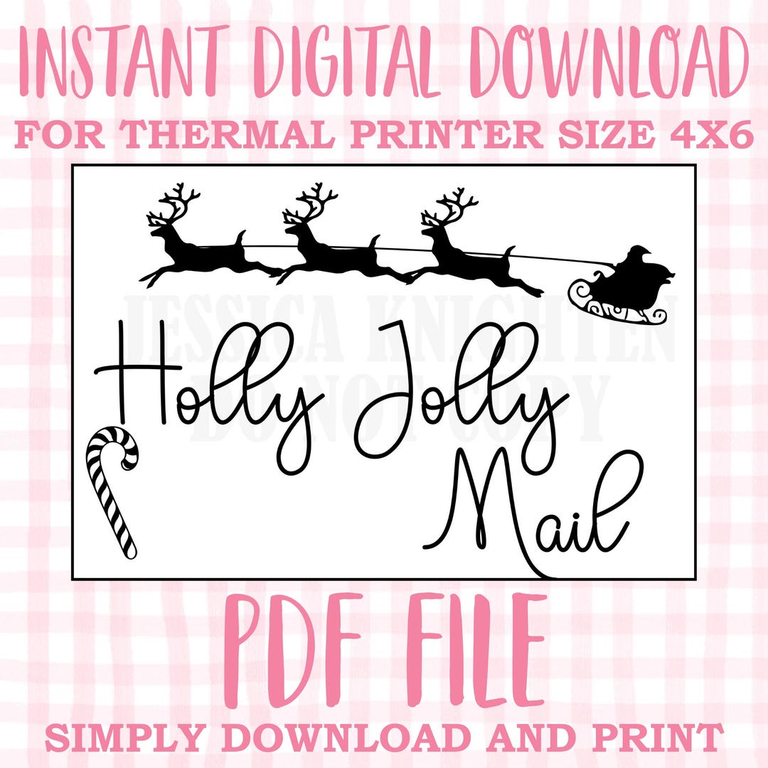 DIGITAL Thermal Printer Label for Small Businesses Preppy Sticker PDF ...