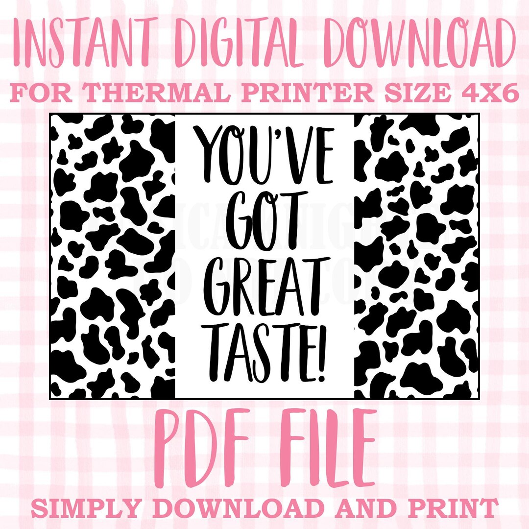 DIGITAL Thermal Printer Label for Small Businesses Preppy Sticker PDF ...