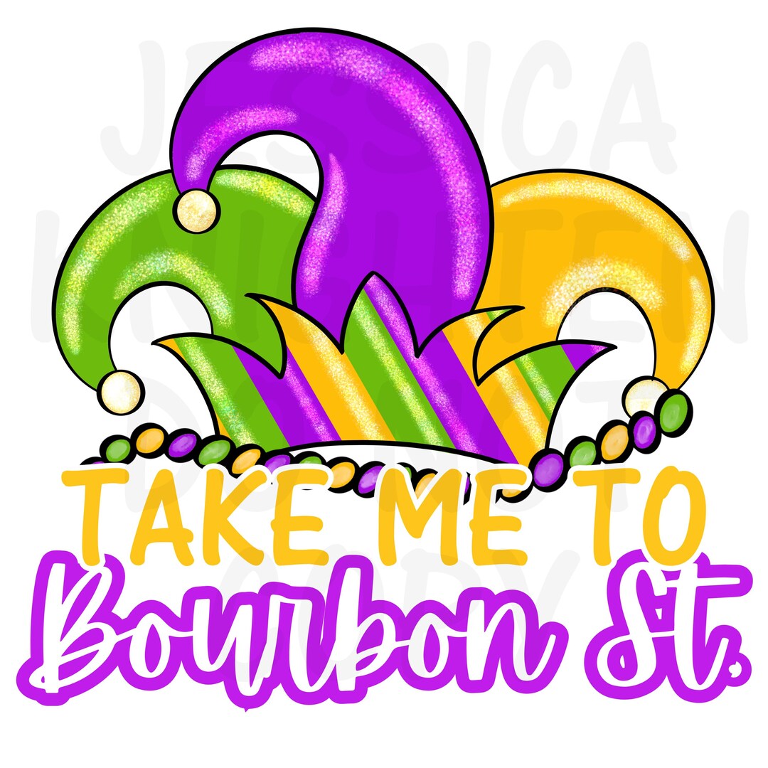 Mardi Gras Hand Drawn PNG Party Digital Download Towel Design Shirt ...