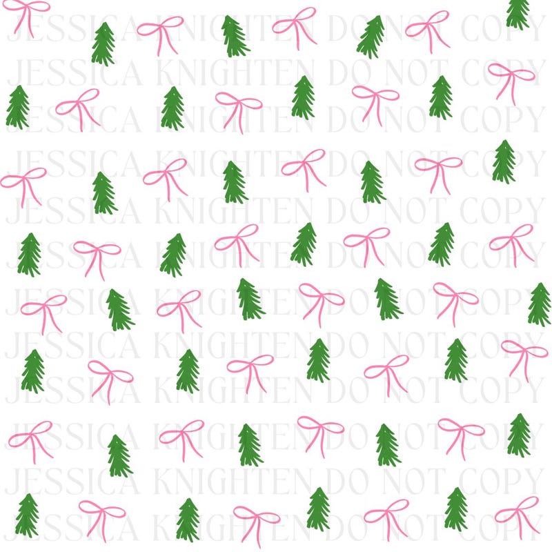 Preppy Bow Background - Etsy