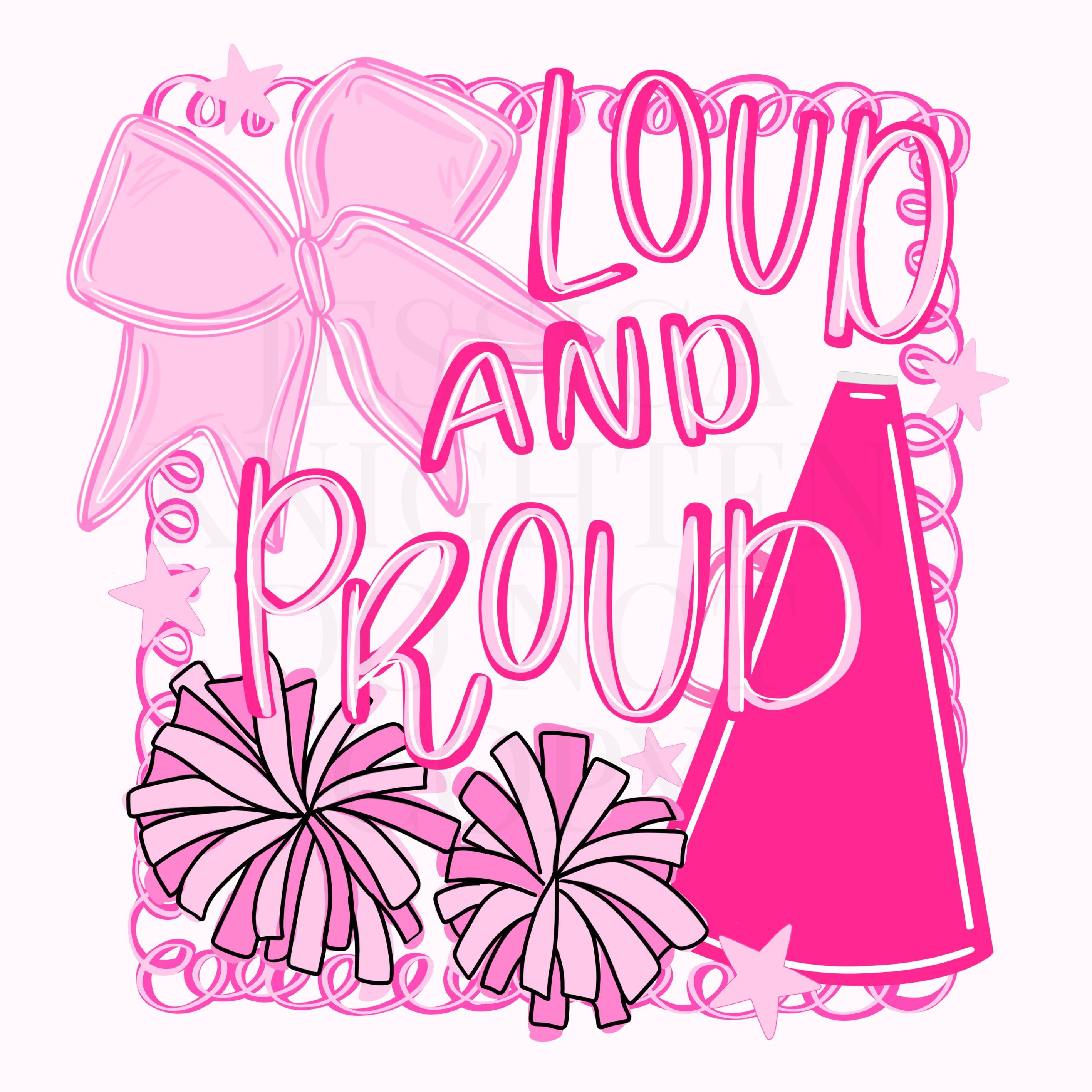 Cheer Hand Drawn Sublimation PNG Digital File Trendy Preppy Bow ...