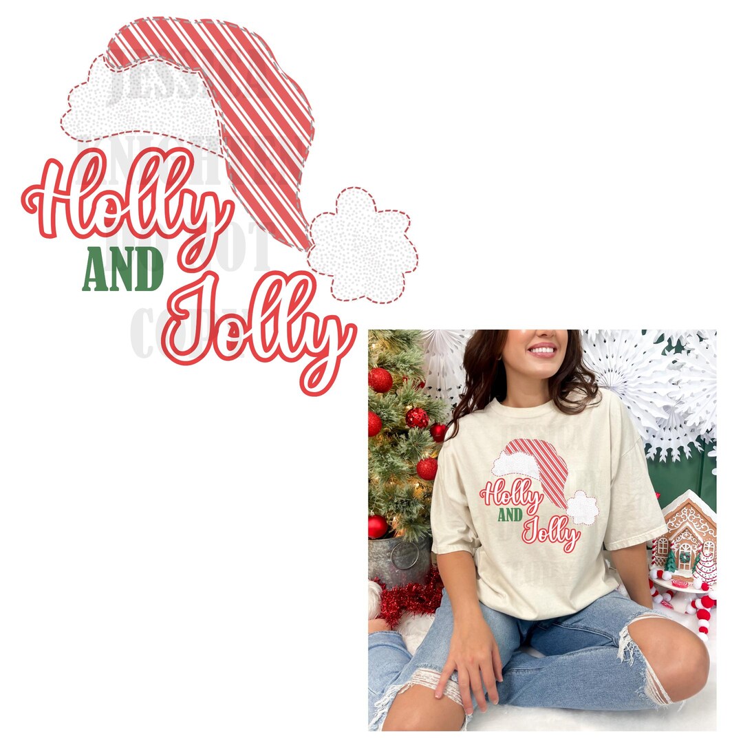 Quilted Preppy Christmas PNG, Hand Drawn, 300 DPI, Trendy, Holidays, Ho ...