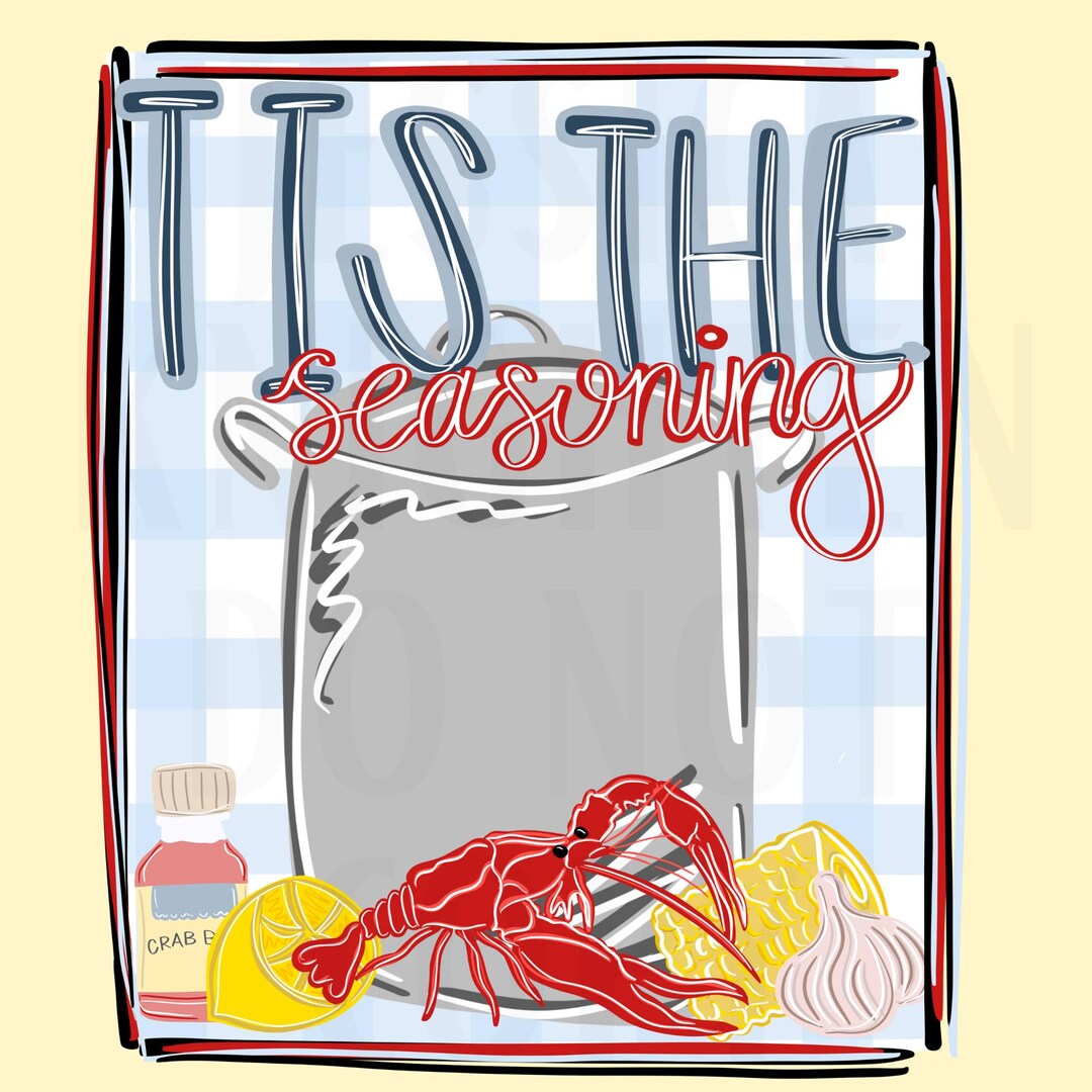 Crawfish Boil Season Seasoning PNG Design Transparent Sub Crawdad ...