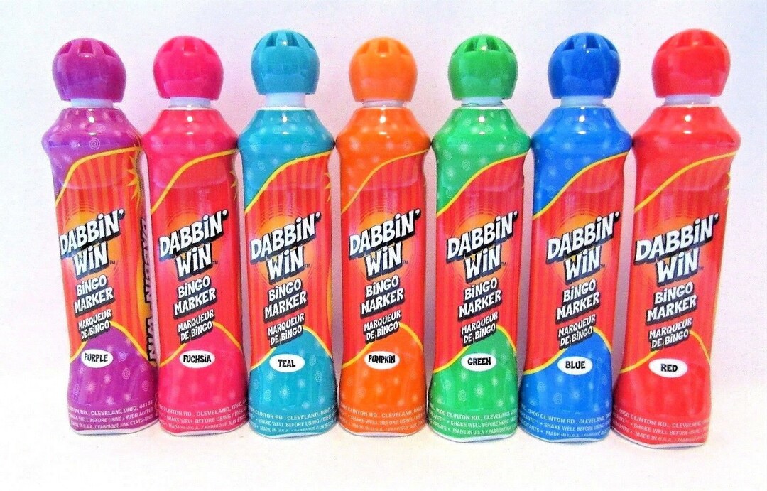 Bingo Daubers: Mini Tip Rainbow Set of 7 - Etsy