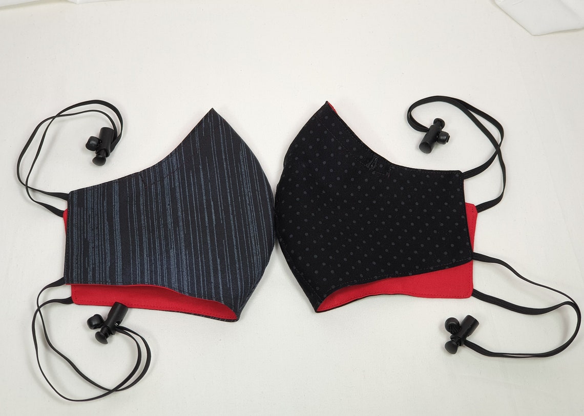 Adjustable Face Mask Updated Design With Nose Wire | Etsy