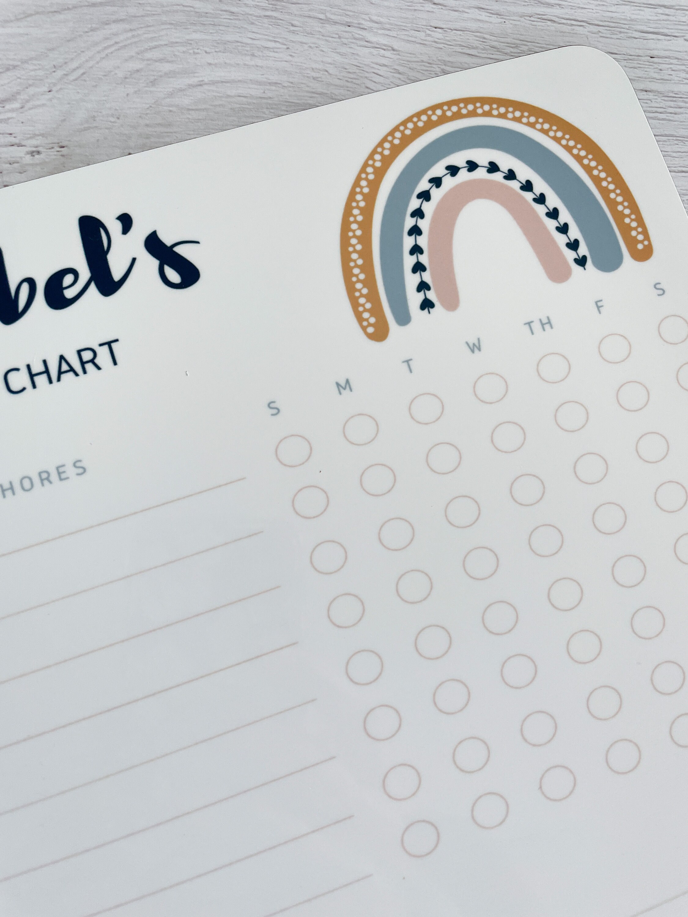 Home & Living Office reusable chore chart dry erase chore chart kids ...