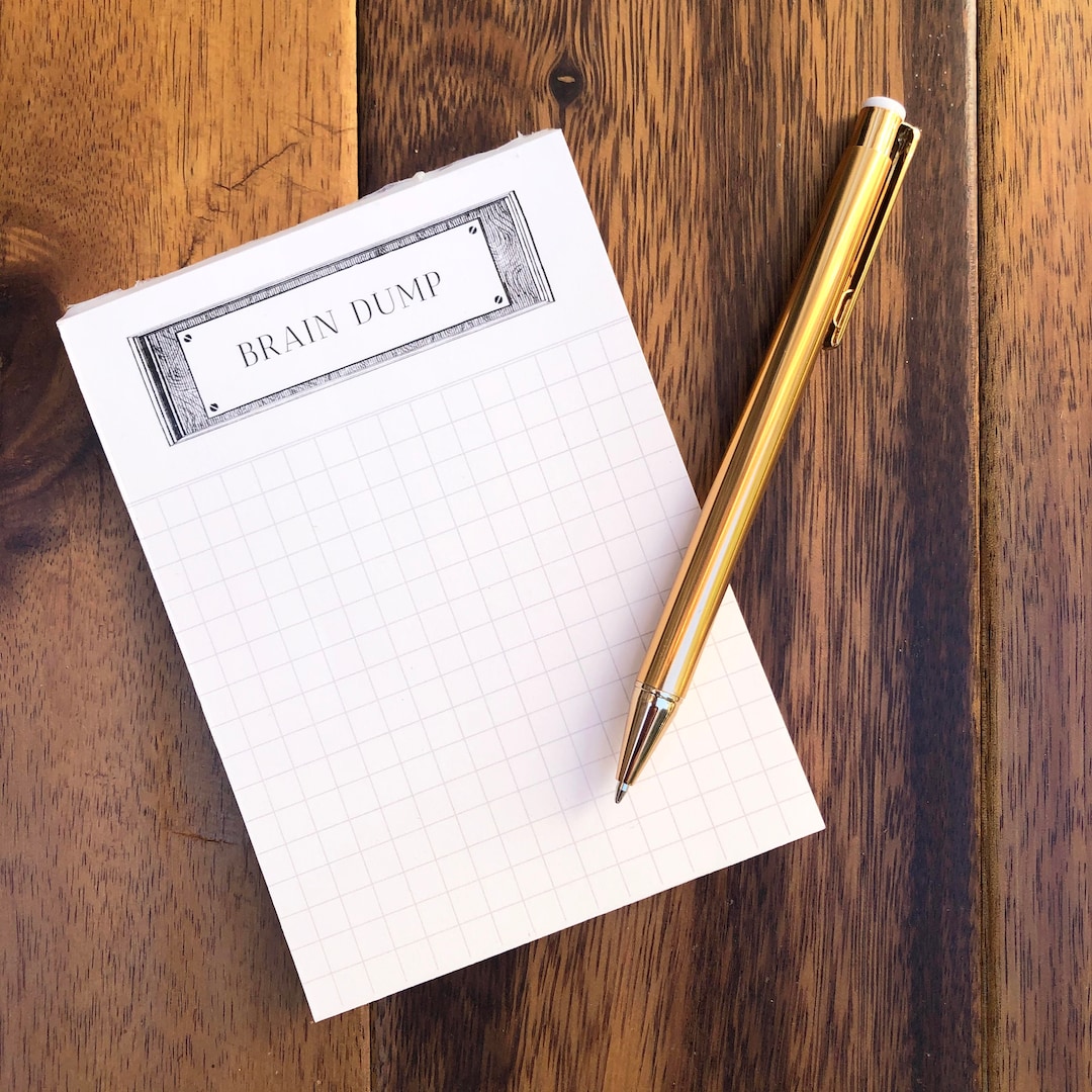 Brain Dump Mini Notepad - Etsy