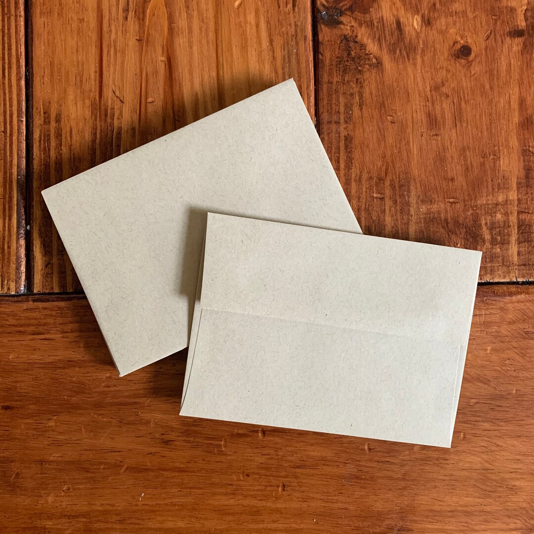 Kraft Envelopes Size: A6 (set of 50) - Etsy