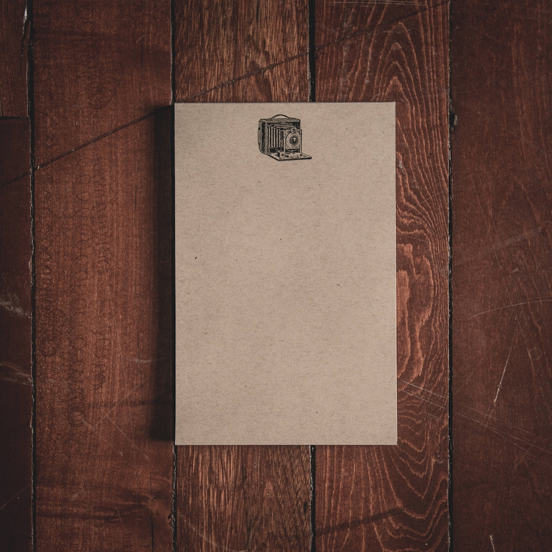 Camera Stationery Small Notepad - 5.5x8.5 Inches - Etsy UK
