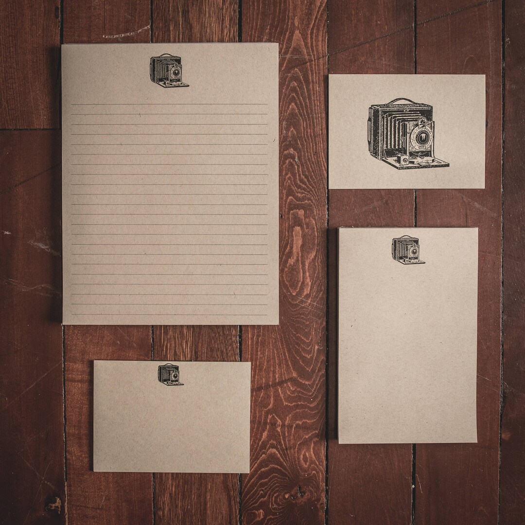 Vintage Camera Stationery Collection Gift Set - Etsy