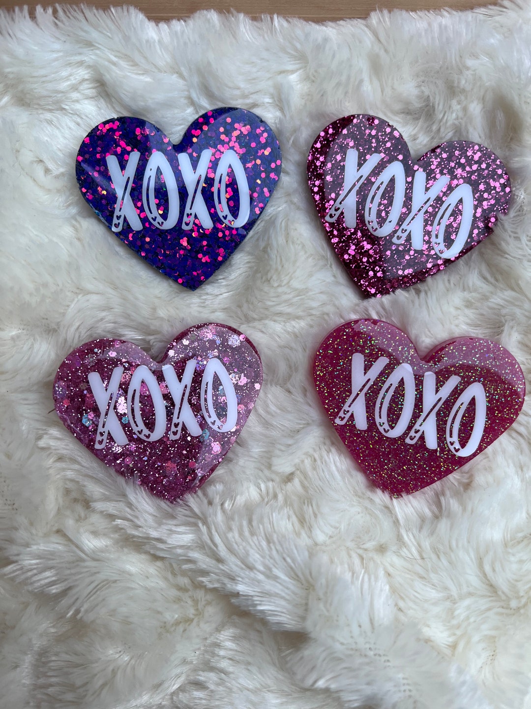 XOXO Heart Badge Reel - Etsy