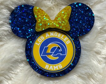 Rams Badge Reel - Etsy