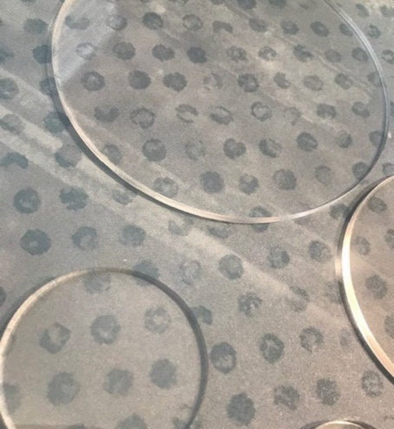 Acylic Rounds Clear Acrylic Circles Blanks - Etsy
