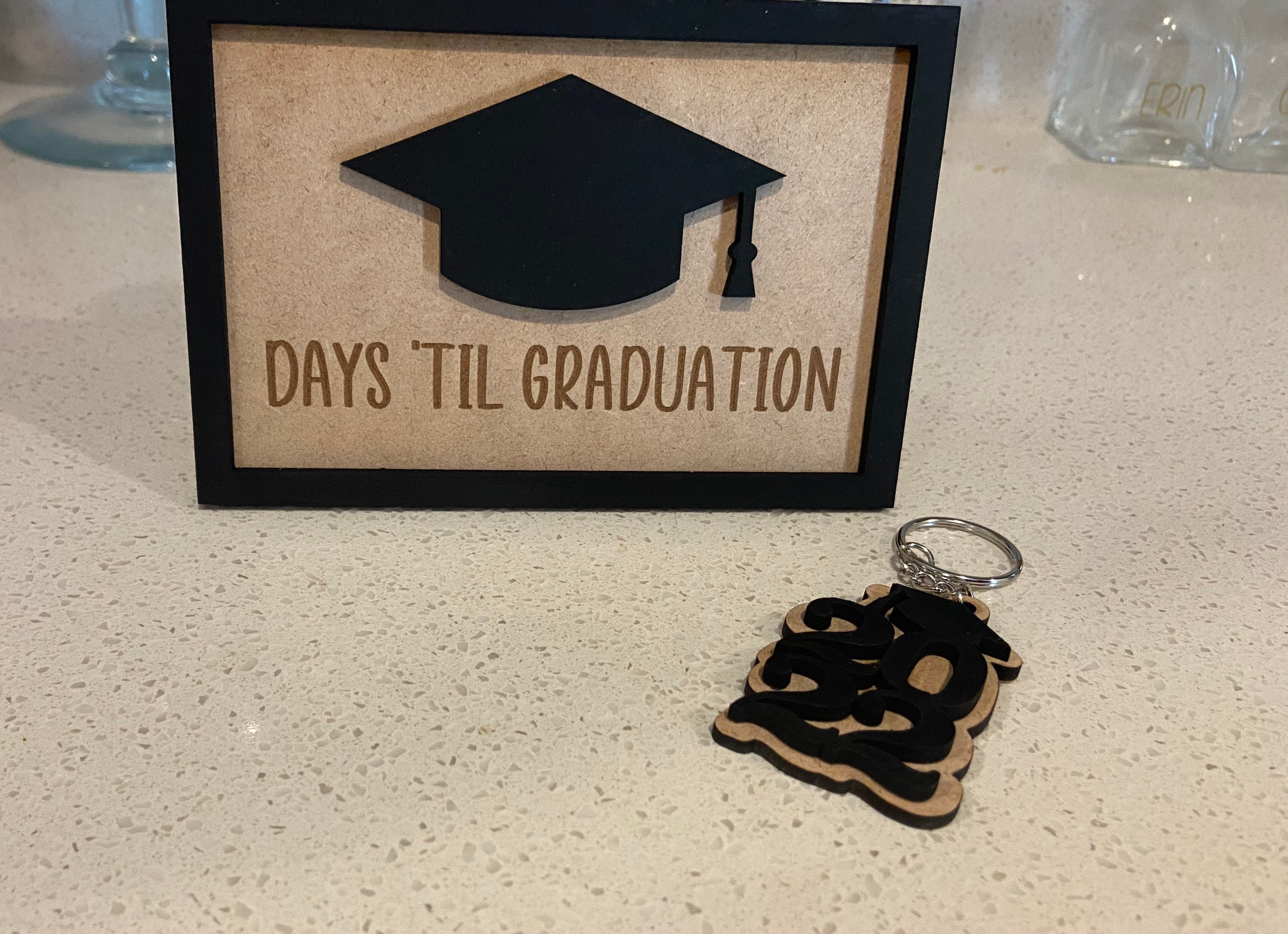 Countdown Until Graduation Chalkboard Sign - Etsy