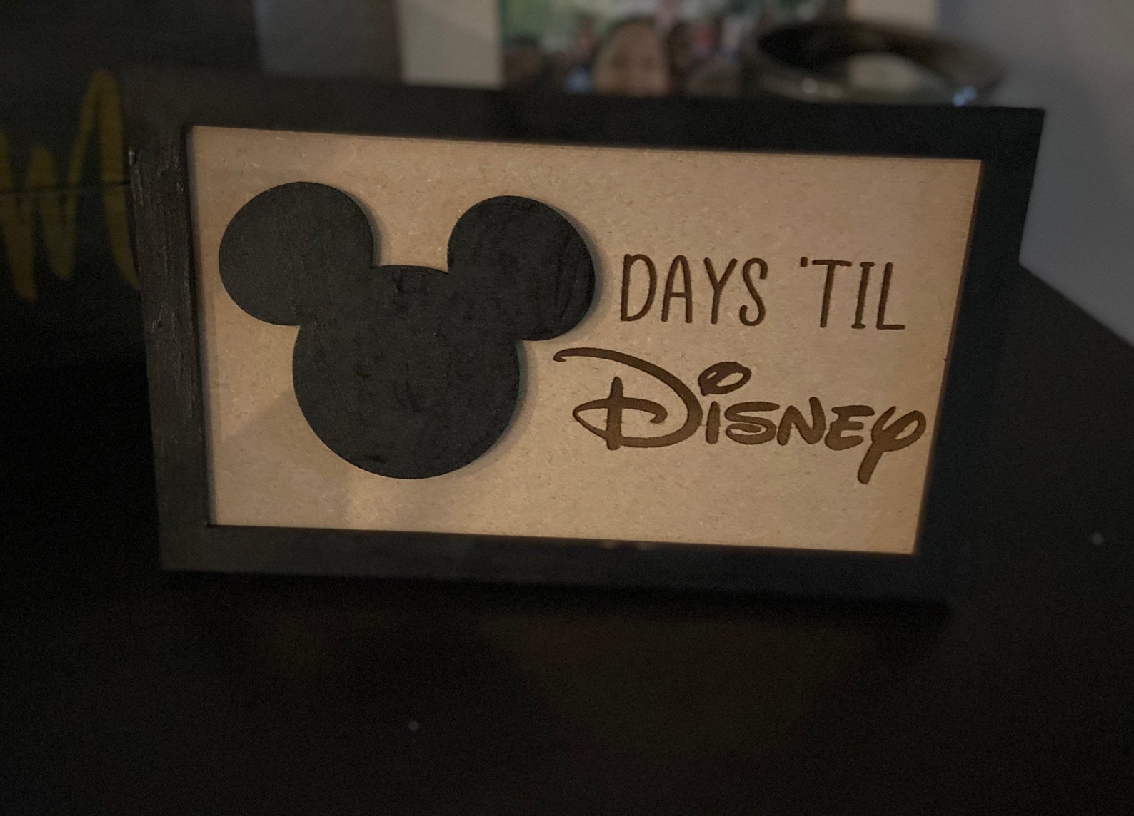 Days til Disney Countdown Sign - Etsy