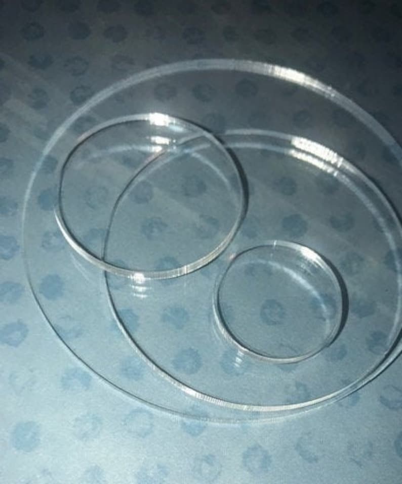 Acylic Rounds Clear Acrylic Circles Blanks - Etsy