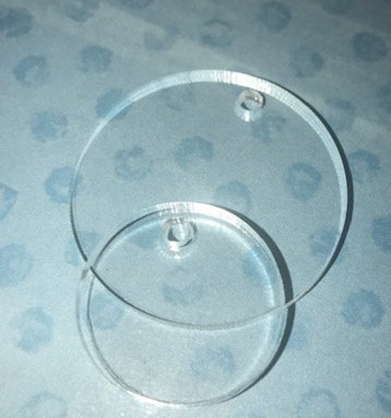 Acylic Rounds Clear Acrylic Circles Blanks - Etsy