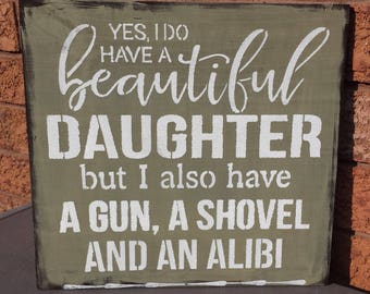 Daughter signs | Etsy