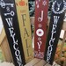 Outdoor DOUBLE Sided WELCOME Sign/fall Sign/joy Holiday Sign/family ...
