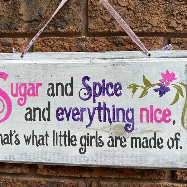 Nursery Rhyme Sign - Etsy