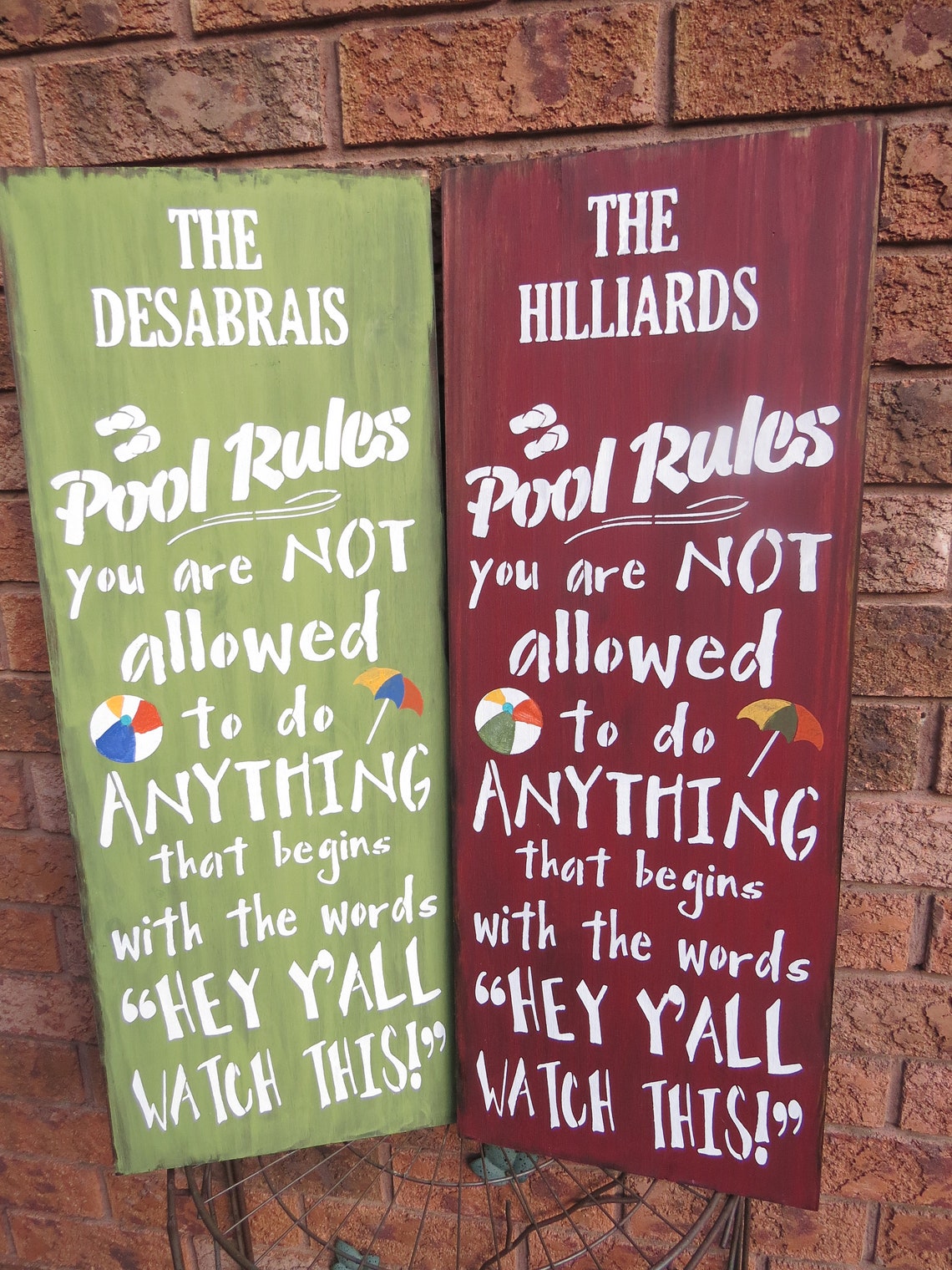 POOL HUMOR Sign/personalized Option/outdoor Pool Sign/mother/s | Etsy