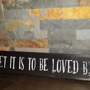 LOVED One Sign//how Sweet It is to Be Loved by You//engagement/wedding ...