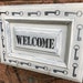 WELCOME/KEY HOOK Sign/refurbished Cabinet /skeleton Key - Etsy Canada