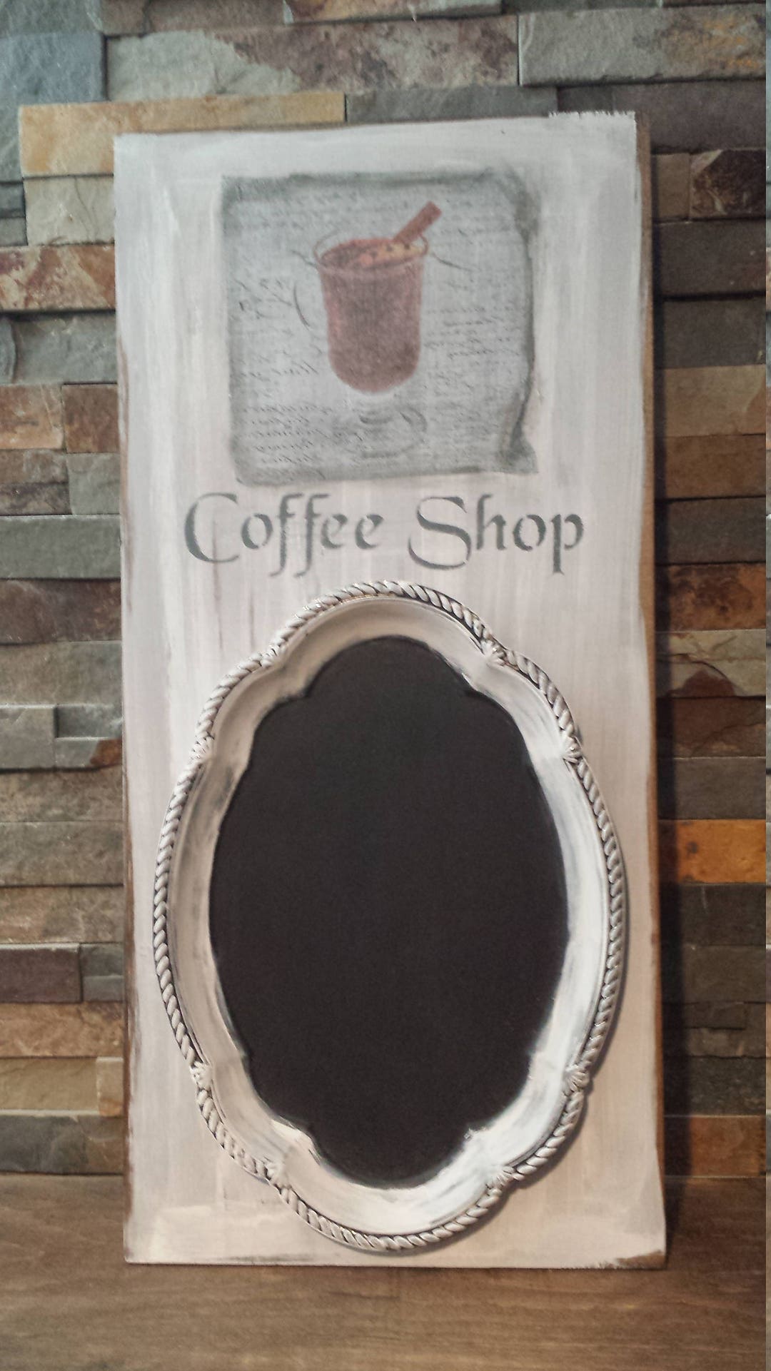 SHABBY CHIC Chalkboard/kitchen Sign/coffee Shop/bakery/kitchen Decor ...