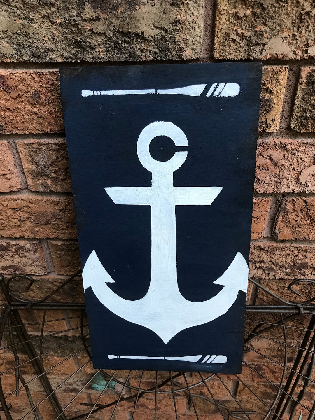 NAUTICAL Sign/ Anchor Sign/lakehouse Sign/nautical Decor/cottage Sign ...