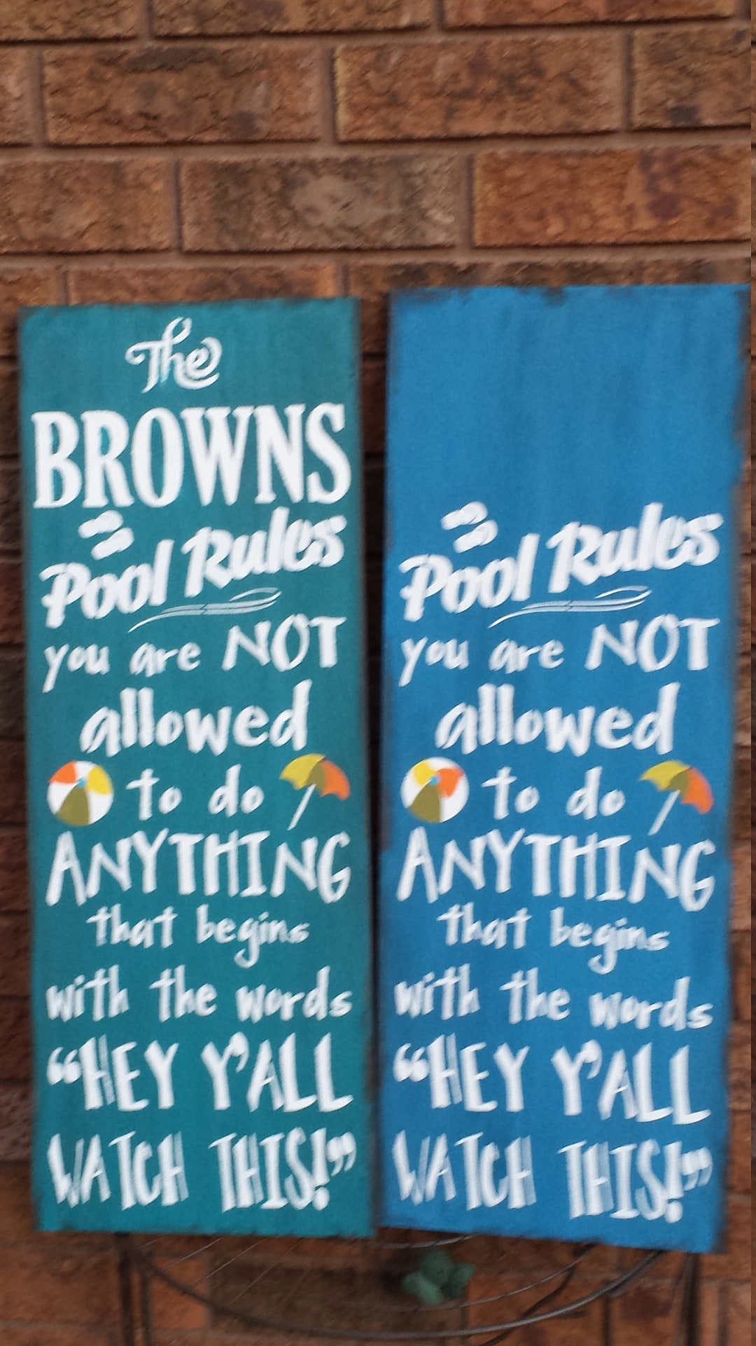 POOL HUMOR Sign/personalized Option/outdoor Pool Sign/mother/s - Etsy