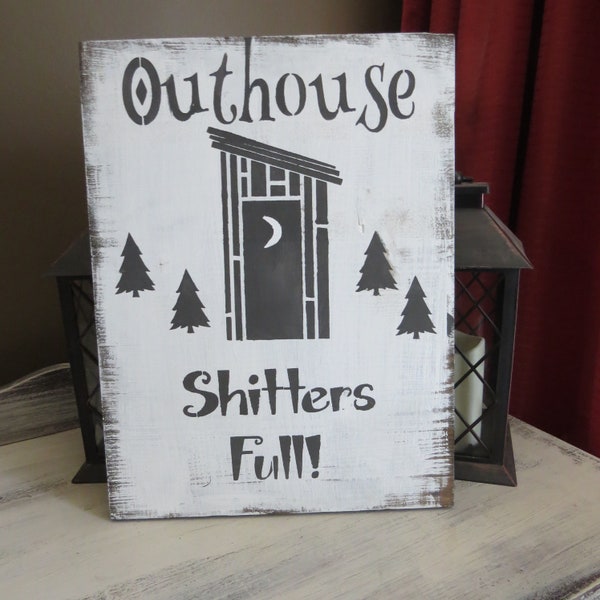 Shit Bathroom Sign - Etsy