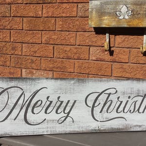 4 Ft. Long MERRY CHRISTMAS Sign/MANTLE Decor/Holiday Entrance | Etsy