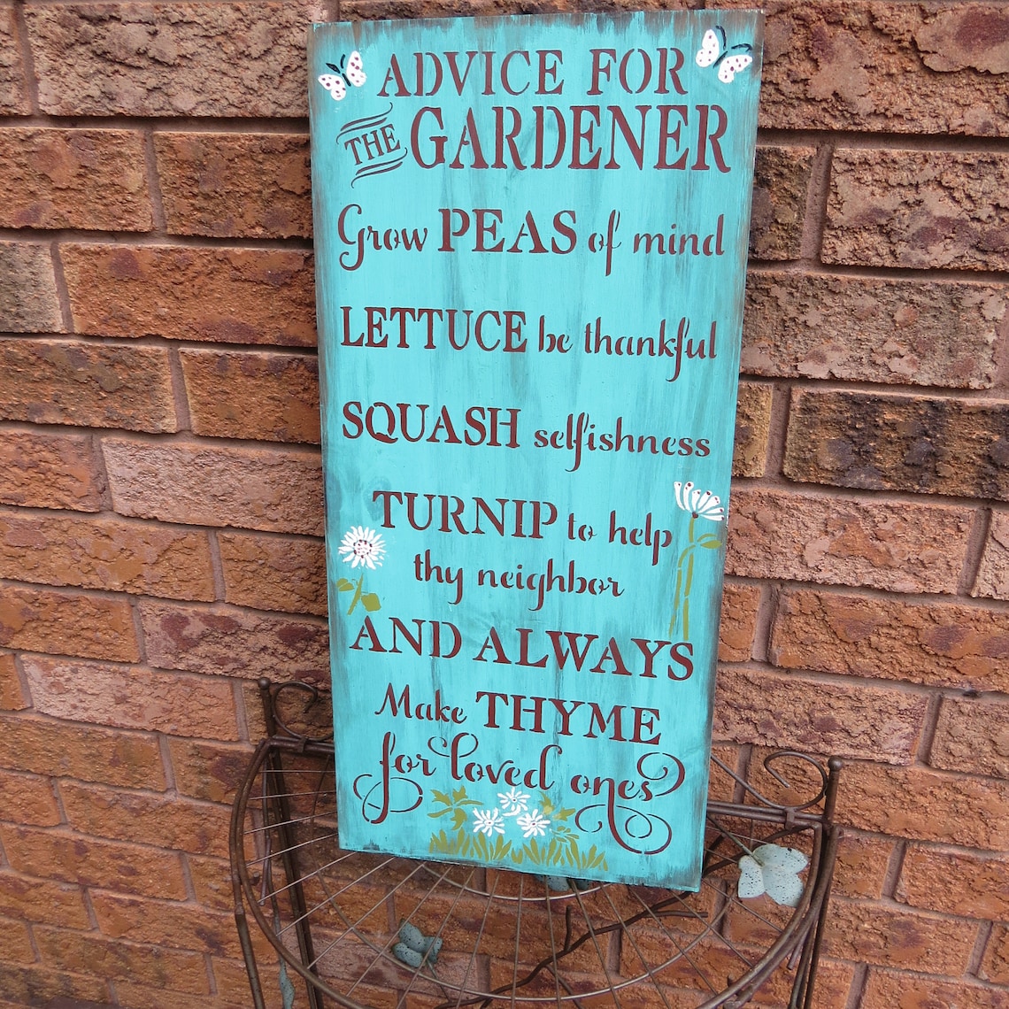 GARDEN SIGN/ ADVICE for the Gardener/garden Shed Sign/potting | Etsy UK