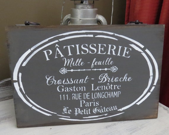 PATISSERIE Sign/kitchen Sign/bakery Sign/french Kitchen Decor | Etsy