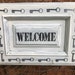 WELCOME/KEY HOOK Sign/refurbished Cabinet /skeleton Key - Etsy Canada