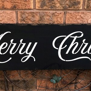 4 Ft. Long MERRY CHRISTMAS Sign/mantle Decor/holiday Entrance Sign ...