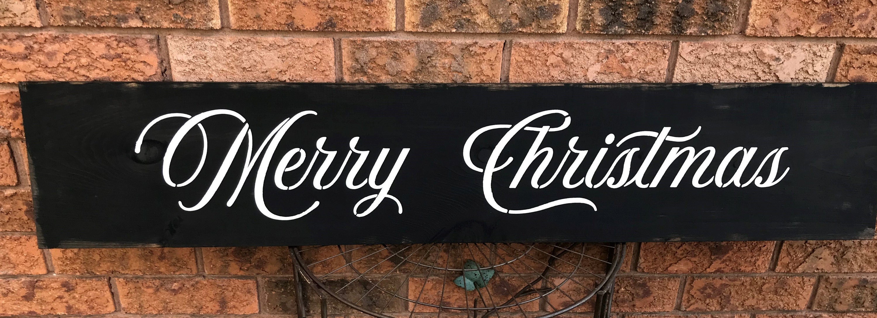 4 Ft. Long MERRY CHRISTMAS Sign/mantle Decor/holiday Entrance - Etsy Canada