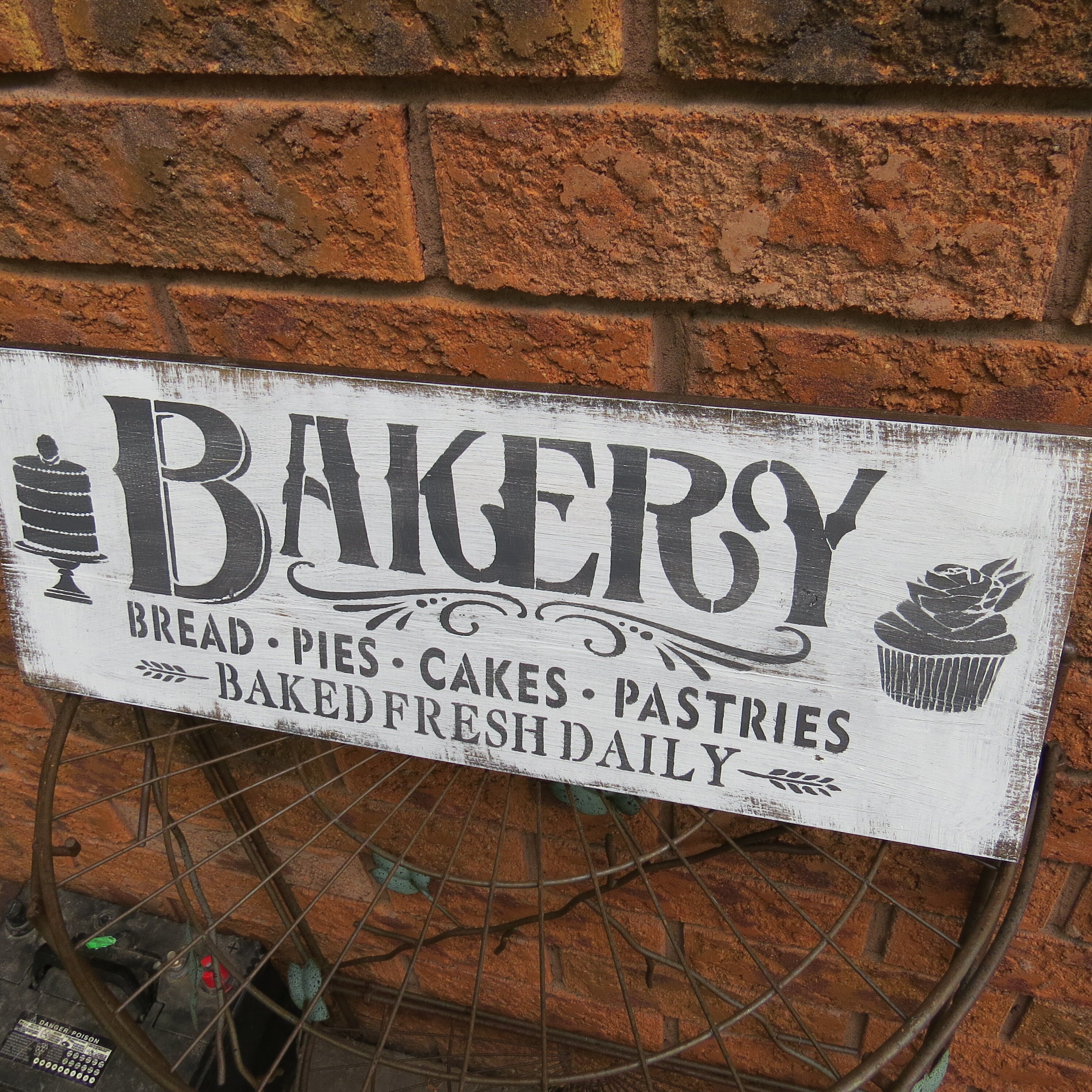 BAKERY Sign/ PERSONALIZED Name Option/Rustic Kitchen Sign/ | Etsy