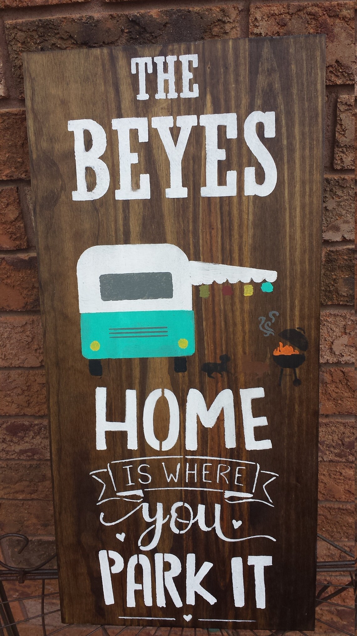 Home is Where You Park It/personalized TRAILER Sign/gift for - Etsy