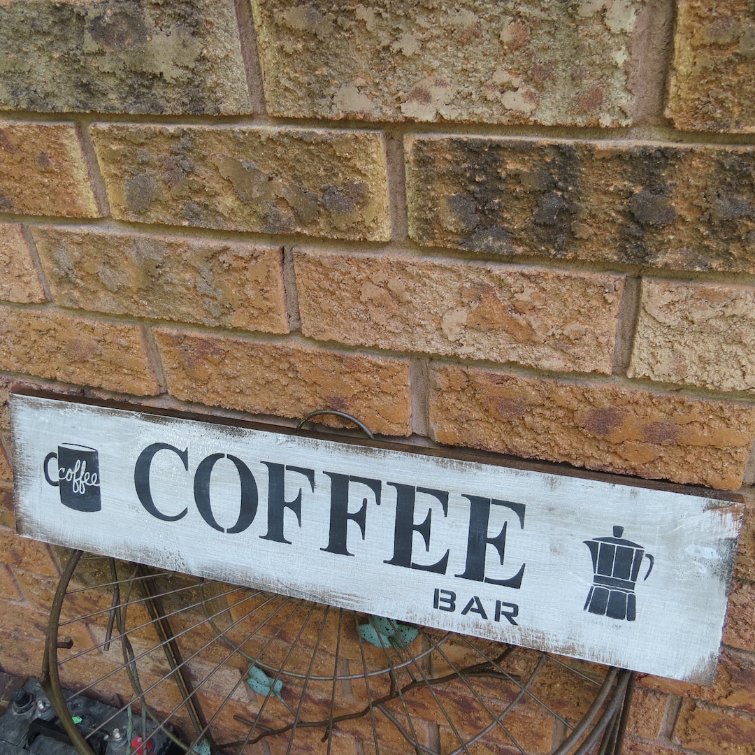 Rustic COFFEE Sign/kitchen Sign/coffee Shop - Etsy