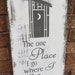 Free Shipping OUTHOUSE Sign/bathroom/privy Sign/cottage CHRISTMAS Gift ...