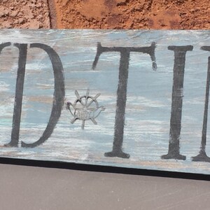 NAUTICAL ISLAND TIME Sign/beach House Signs/lake Sign/cottage | Etsy