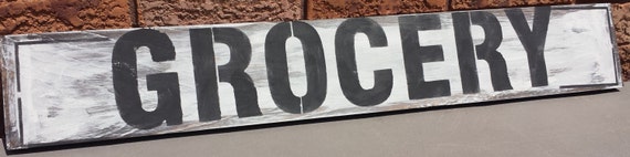 GROCERY 3 Foot Sign/kitchen Sign/entrance - Etsy